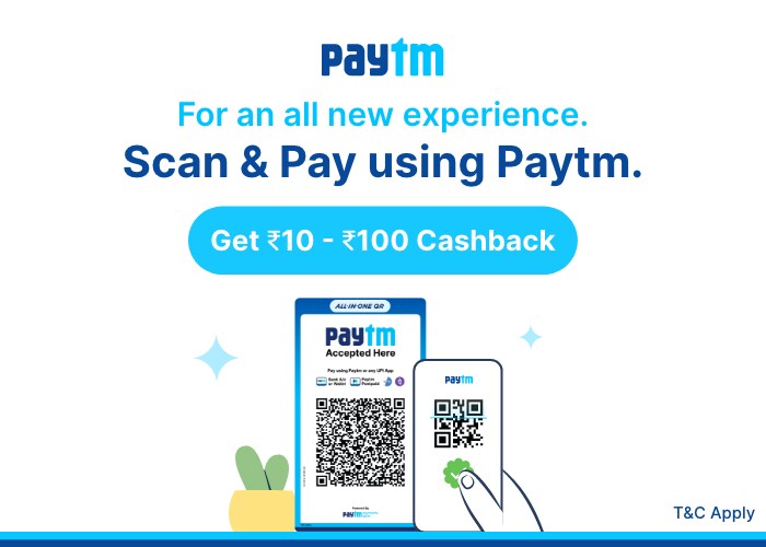 Get Rs 10 100 Cashback Get Rs 10 100 Cashback